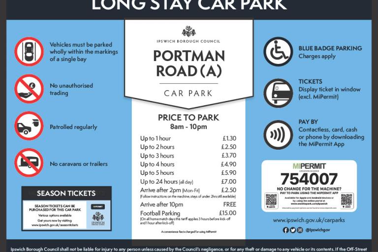 Portman Road A car park | ipswich.gov.uk